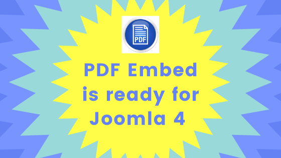PDF Embed is ready for Joomla 4 - The Techjoomla Blog